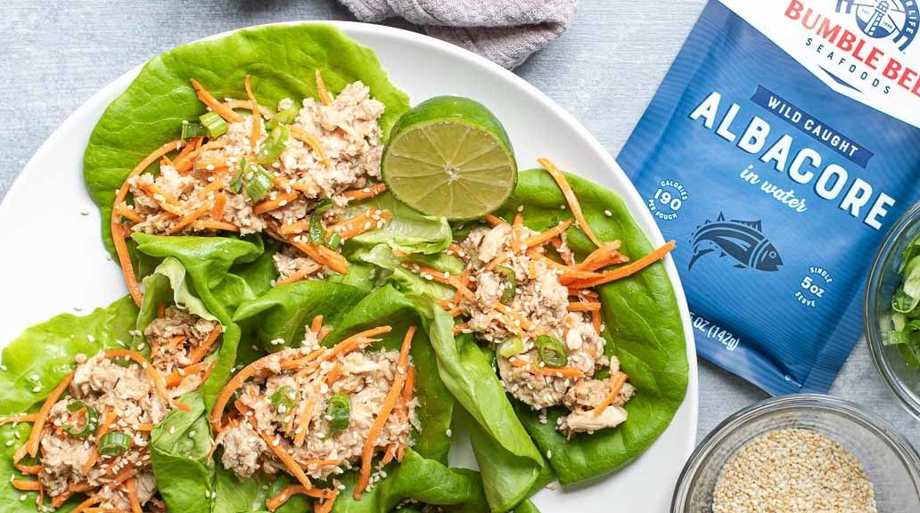 Sesame Ginger Tuna Lettuce Cups - Bumble Bee Seafood