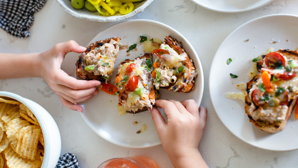 Irresistible Open-Faced Tuna Melt - Bumble Bee Seafood